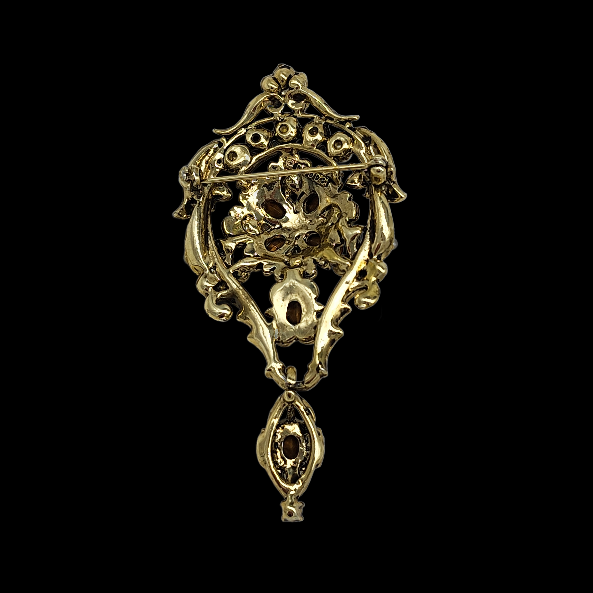 Dodds Vintage Articulated Rhinestone Brooch | Bitchin Retro