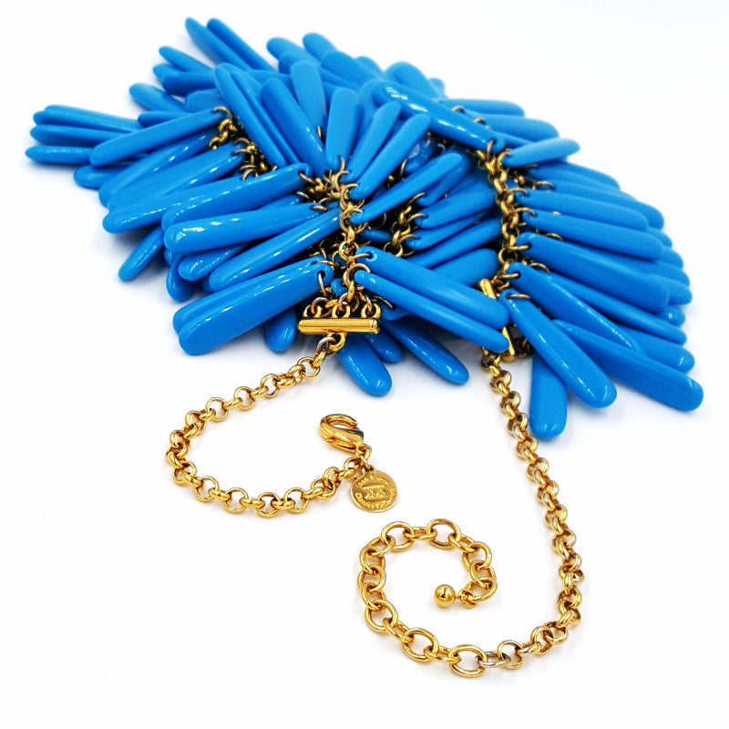 Joan Rivers Necklace Classics Collection Dramatic Faux Turquoise Beads ...